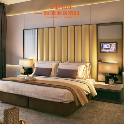 Simple Design Commercial Hotel Bedroom Furniture Sets SGS / IMO