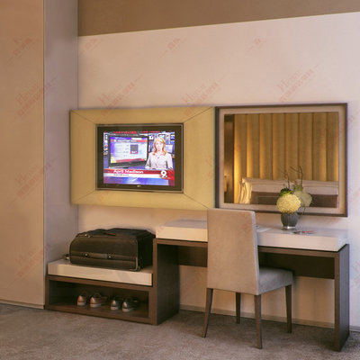 Simple Design Commercial Hotel Bedroom Furniture Sets SGS / IMO