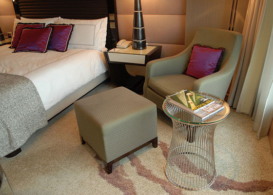 Modern Wooden 5 Star Hotel Bedroom Furniture , Contemporary Bedroom Furniture