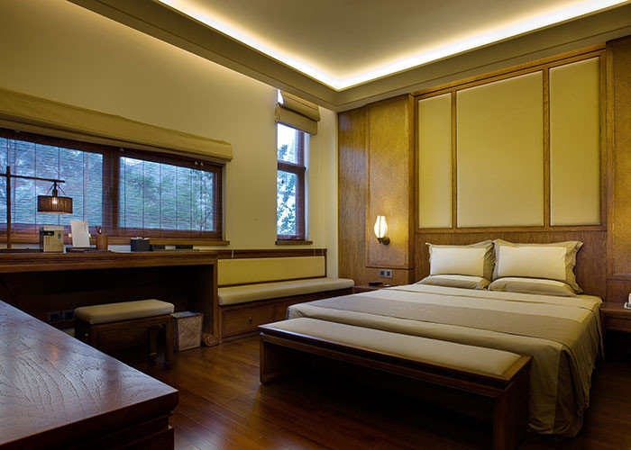 Contemporary Luxury Hotel Furniture , Queen Size Bedroom Furniture Sets