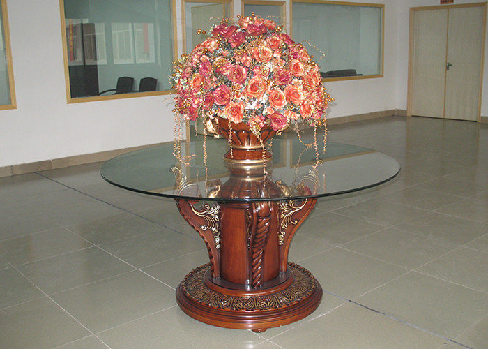 Wooden Lobby Furniture Sets Mahogany Round Modern Wood End Tables