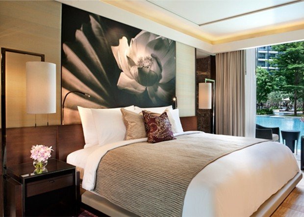 Modern Luxury Living Room Furniture Hotel / Holiday Inn Bedroom Set High End