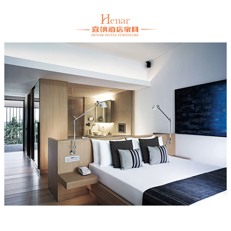 Simple Commercial Hampton Inn Hotel Bedroom Furniture Customized