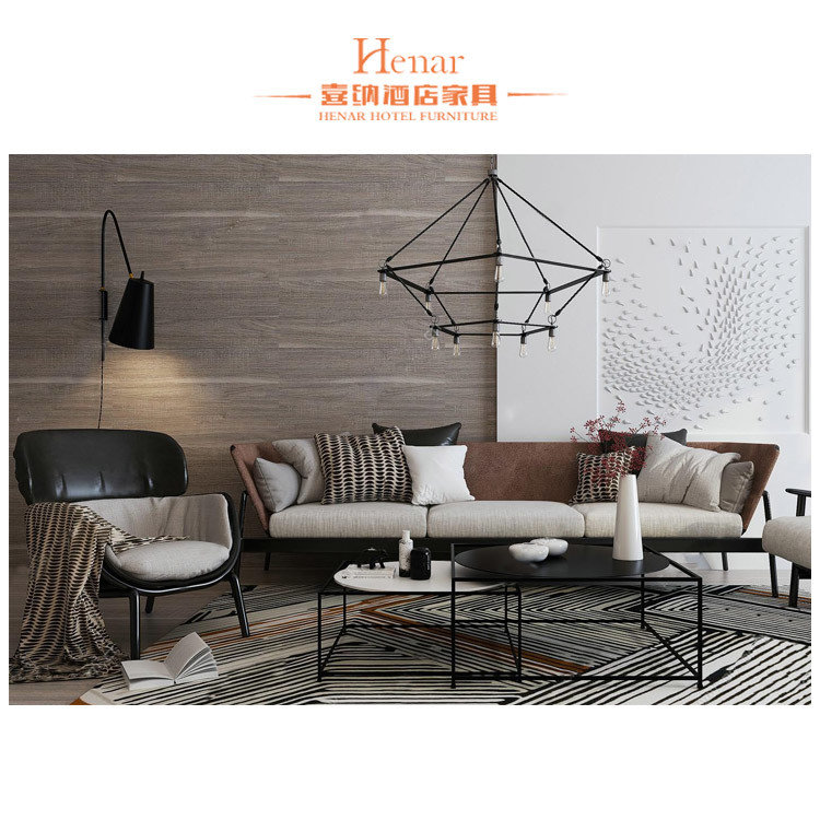 European Comfortable Lounge Sofa Chair / Leisure Bedroom Furniture Sets