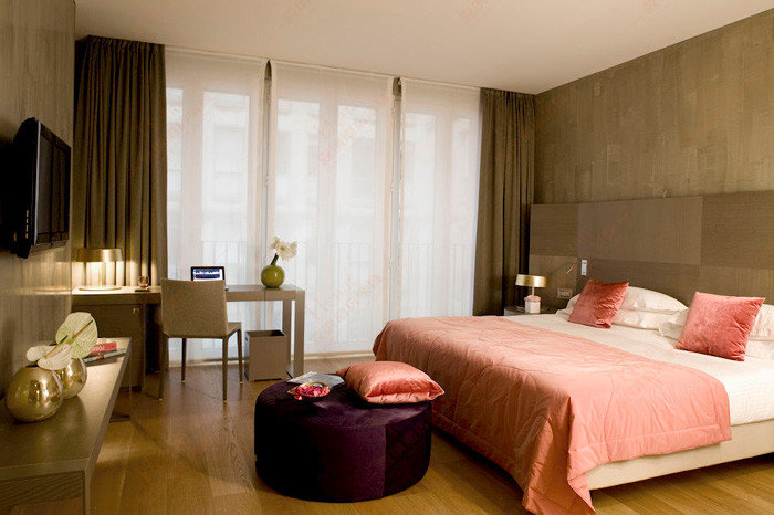Simple Bedroom Suite Furniture For Commercial Chain Apartment Building