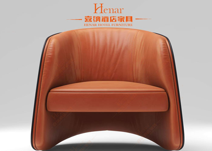SGS Modern Lobby Furniture , Antique Living Room Single Seater Wooden Sofa Chair