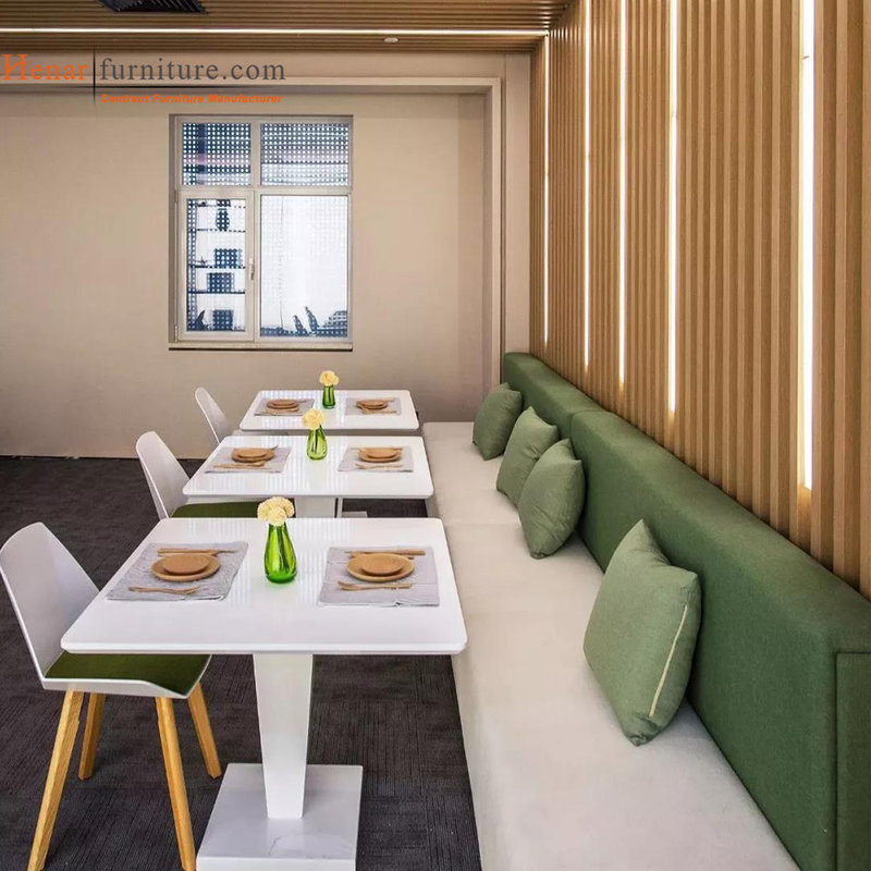 Contemporary Restaurant Dining Room Furniture Wtih Square Dining Table
