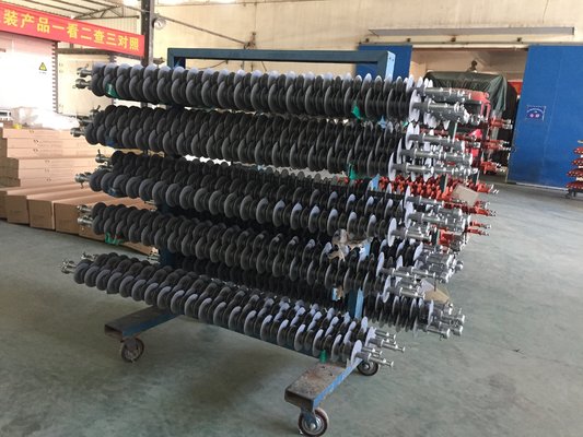 220kV-, 160kN-, SOCKEL- u. BALL-Installationen (BS), zusammengesetzter Fernleitungs-Isolator