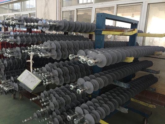 330kV, 160kN, zusammengesetzter Silikon-Isolator, graue Farbe