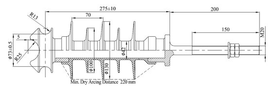 Zusammengesetzte Polymer Pin-Art Isolatoren