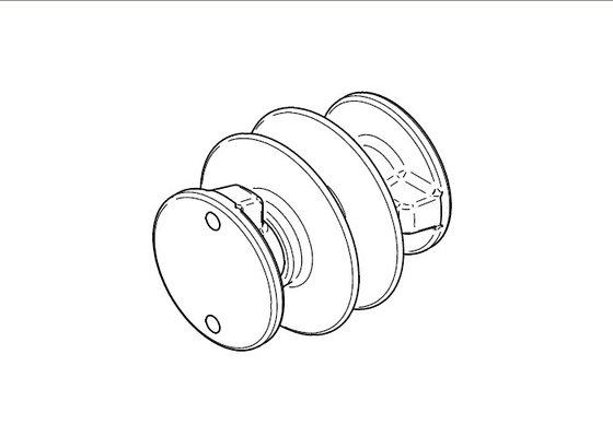 flanschen zusammengesetzter Posten-Isolator 5KN 12KV, Niederspannungs-Isolatoren mit zwei Löchern