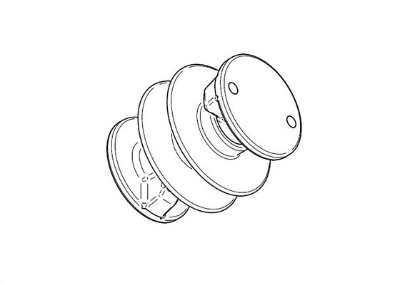 flanschen zusammengesetzter Posten-Isolator 5KN 12KV, Niederspannungs-Isolatoren mit zwei Löchern