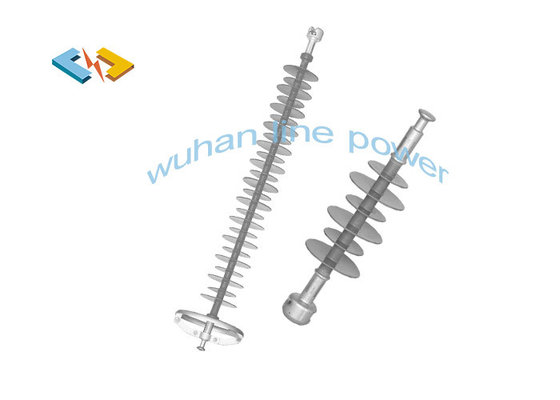 langer Rod HTV Silikonkautschuk-Isolator 110kV für Hochspannung mit Korona-Ring