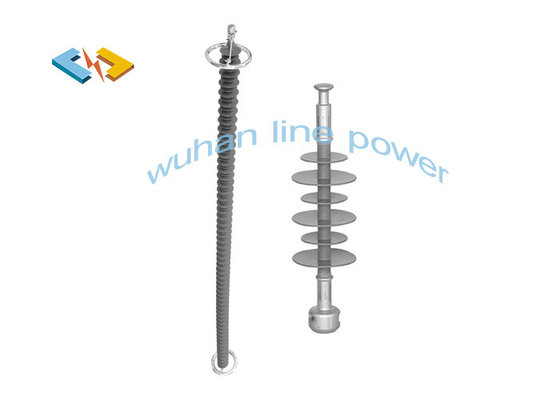500 KV zusammengesetzter langer Rod Isolator 210kN mit aufgeteilter Schraubensicherung R