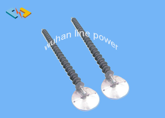 zusammengesetzter Polymer-Isolator 330KV 210kN mit roten Hallen, Aluminiumlegierungs-Korona-Ring