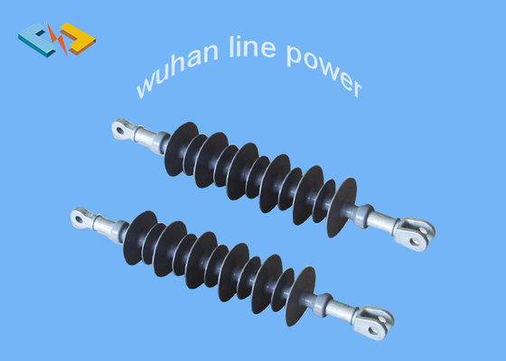 33KV 80kN Gewicht des Silikonkautschuk-Sackgasse-Isolator-1.9kg für Bahnsystem