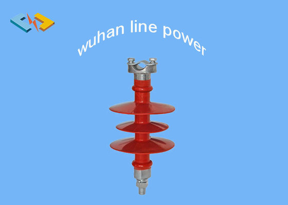 Roter Polymer 10kV Pin-Isolator, Hochspannungssilikonkautschuk-Isolator