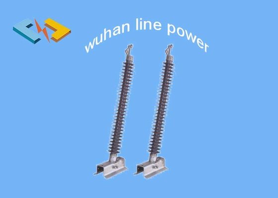 132kV zusammengesetzte horizontale Linie Posten-Isolator, elektrische Posten-Isolatoren mit Flansch-Basis