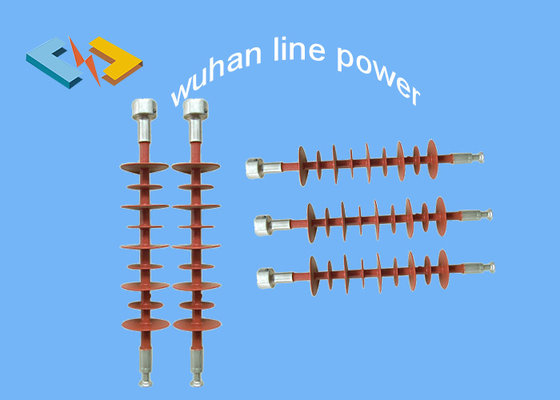 rote Isolatoren des Silikonkautschuk-42kV/70kN für obenliegende Transmisson-Linie