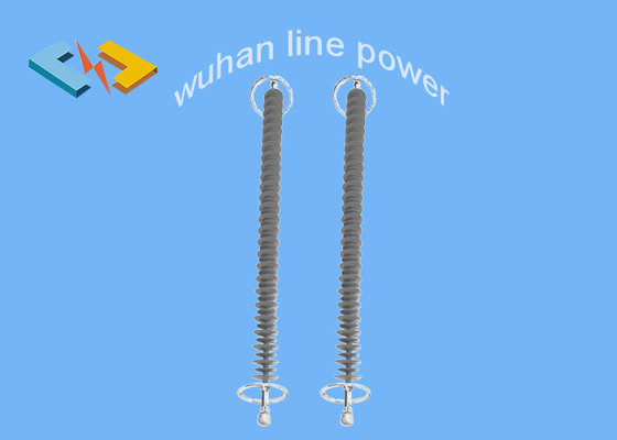 Isolatoren der Fernleitungs-400KV, zusammengesetzter langer Rod-Isolator mit Kugelpfanne