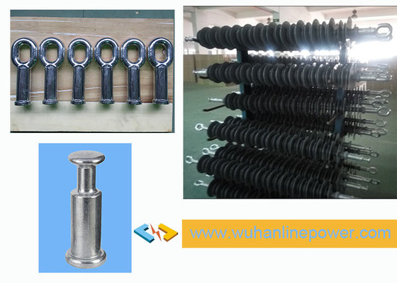 des Augen-132KV Polymer-Silikonkautschuk-Isolatoren Ball SComposite-Suspendierungs-des Isolator-160KN HTV