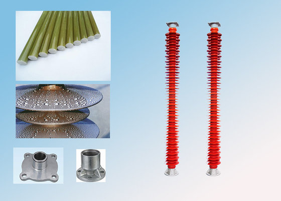 Stationieren Sie zusammengesetzter Flansch-zusammengesetzten Polymer-Isolator des Posten-Isolator-126KV