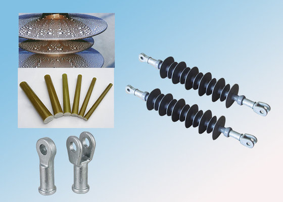zusammengesetzte Polymer-Isolatoren des Gabelkopf-69KV und der Zunge, Suspendierungs-Isolator