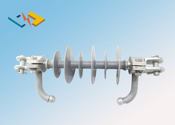 Graue Fernleitungs-Isolatoren, Silikonkautschuk-Suspendierungs-Isolator mit Korona-Ring