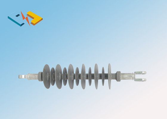 36 KV Suspendierungs-Art Isolator, zusammengesetzter Polymer-Isolator HTV mit Gabelkopf und Zunge