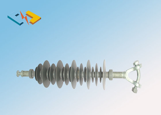 Zusammengesetzter langer Rod Isolator der Hochspannungs-66kV mit Y - Gabelkopf und Ball