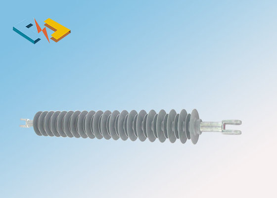 lange Rod Silikonkautschuk-Isolatoren 123kV für Hochspannung mit Gabelkopf
