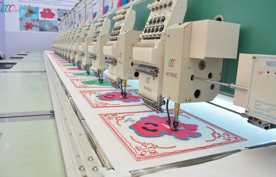 Auto Chenille And Flat Computerized industrial Embroidery Machine for Sock / Towel
