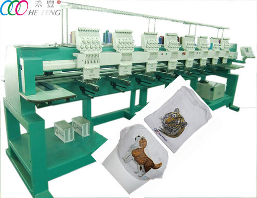 High Speed Tubular Multi-Head Embroidery Machine For Baseball Caps / T-shirt