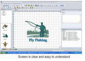 DAHAO EMBCAD embroidery software with sequin function