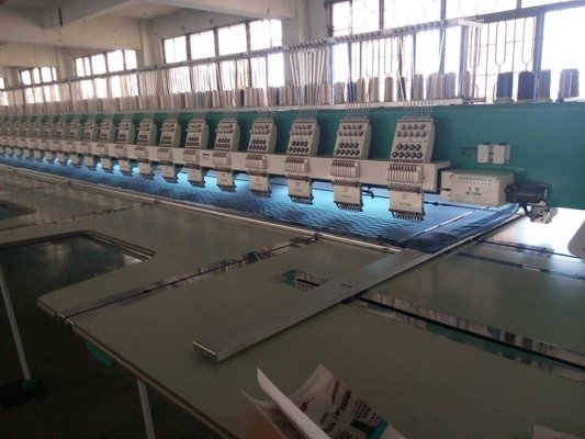 9 needles 24 heads high speed embroidery machine for lady dress