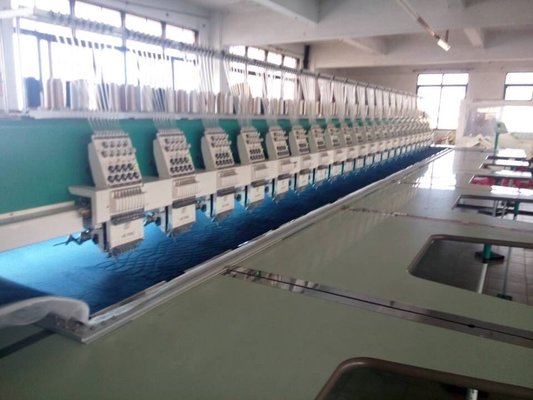 9 needles 24 heads high speed embroidery machine for lady dress