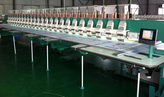 9 needles 24 heads high speed embroidery machine for lady dress