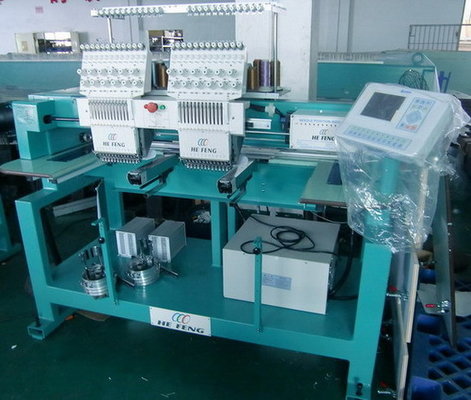 Digital Auto Ball Cap Embroidery Machine , 2 Head Multi Needle Embroidery Machine