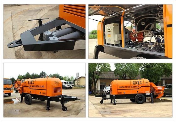 High Work Efficiency Electric Concrete Pump Intelligent Control System