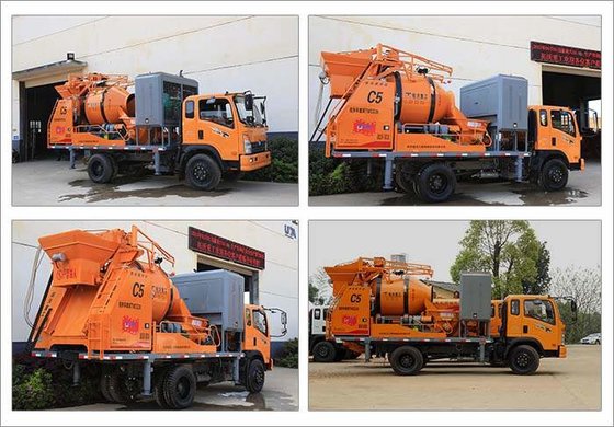 30m³/H Concrete Out Truck Mixer Pump Long Distance Delivery ISO 9001 Certified