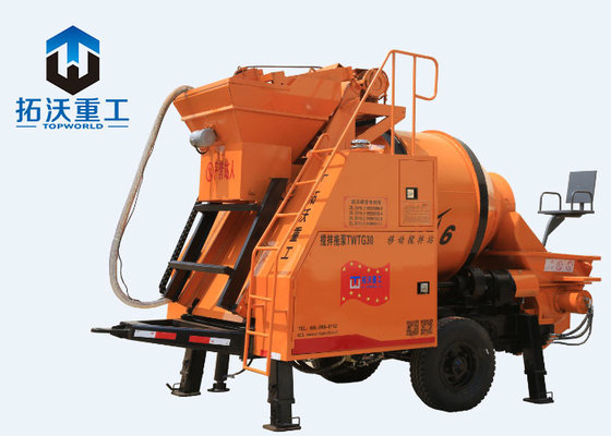 High Efficiency Concrete Mixer Pump 450 Type Drum Mixer For Construction