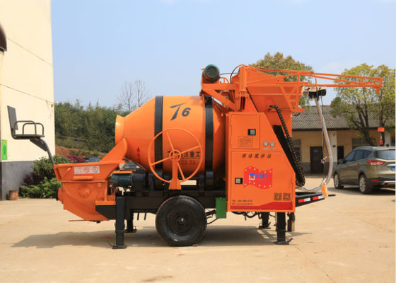 High Efficiency Concrete Mixer Pump 450 Type Drum Mixer For Construction