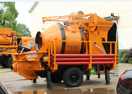 Electric Cement Concrete Mixer Pump With Mixing High Pressure 5.8 T Weight
