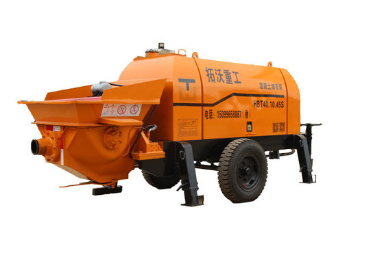 Save Labor Cost Small Concrete Pump Concrete Pump Trailer With ISO Certification