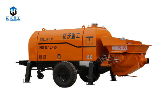 HBT4008 Trailer Electric Concrete Pump Dimension 5145 X 1950 X 2150 Mm