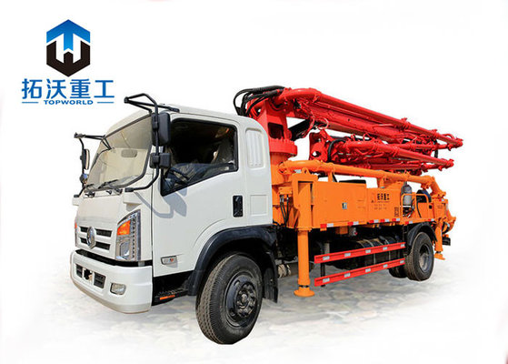 Electric Cement Portable Truck Mixer Boom Pump For High Building Construction