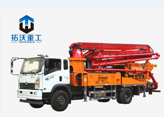 High Pressure Truck Mixer Boom Pump Large Capacity With IOS Certification