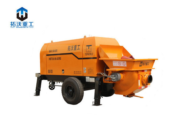 Small Portable Concrete Pump , Lightweight Concrete Pump 140 - 230mm Concrete Slump