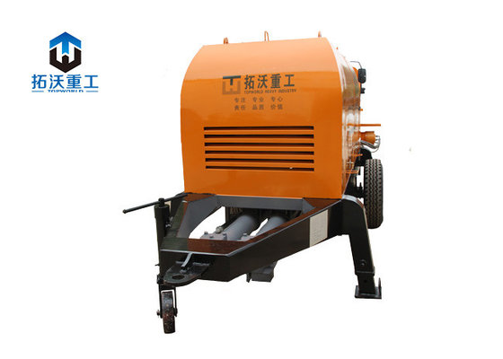Advanced Hydraulic System Portable Concrete Pump With Diesel Engine High Efficiency