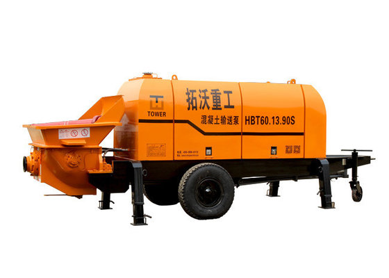 Flexible Moving Portable Compact Concrete Pump Diesel Power For Buildings